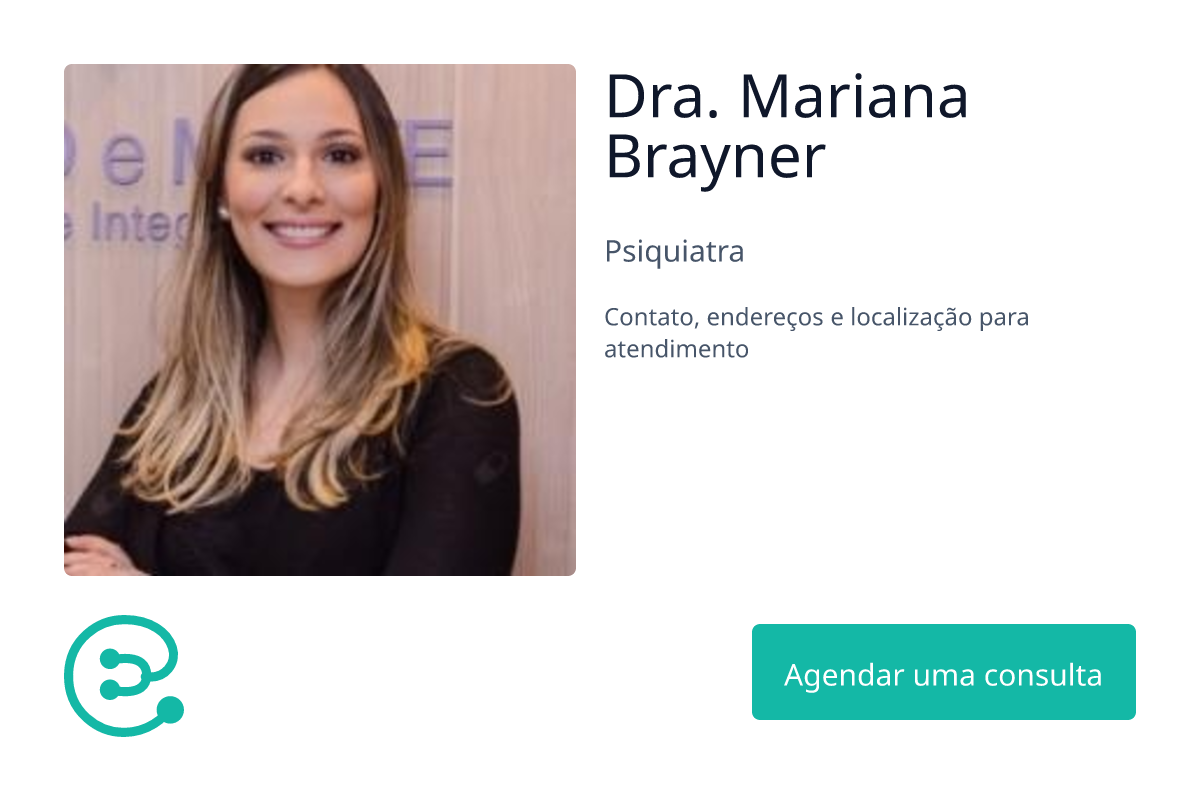 Dra. Mariana Brayner, Psiquiatra em Aracaju - SE