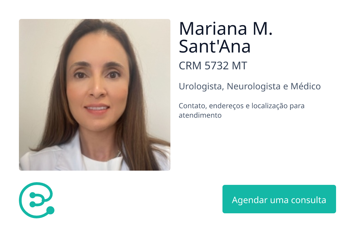 Mariana M. Sant'Ana, Urologista em Cuiabá - MT