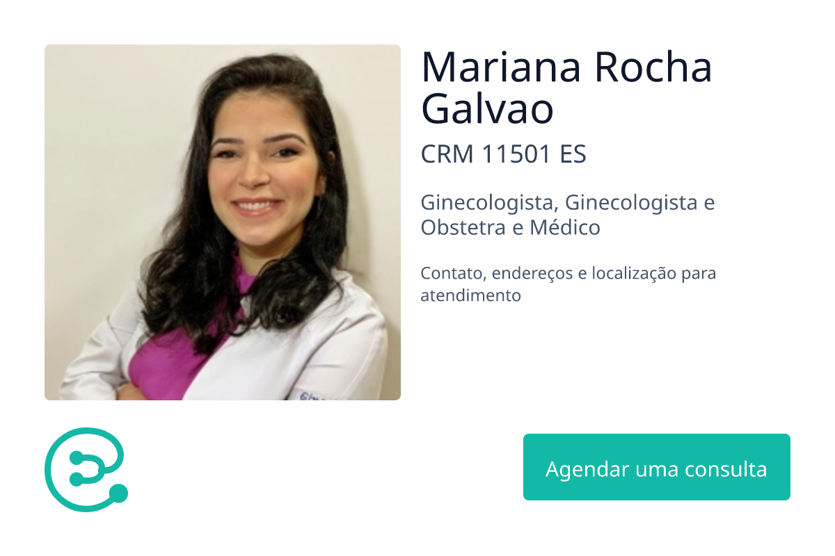 Mariana Rocha Galvao, Ginecologista em Colatina - ES
