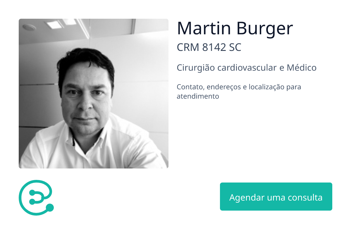 Martin Burger, Cirurgião cardiovascular em Joinville - SC
