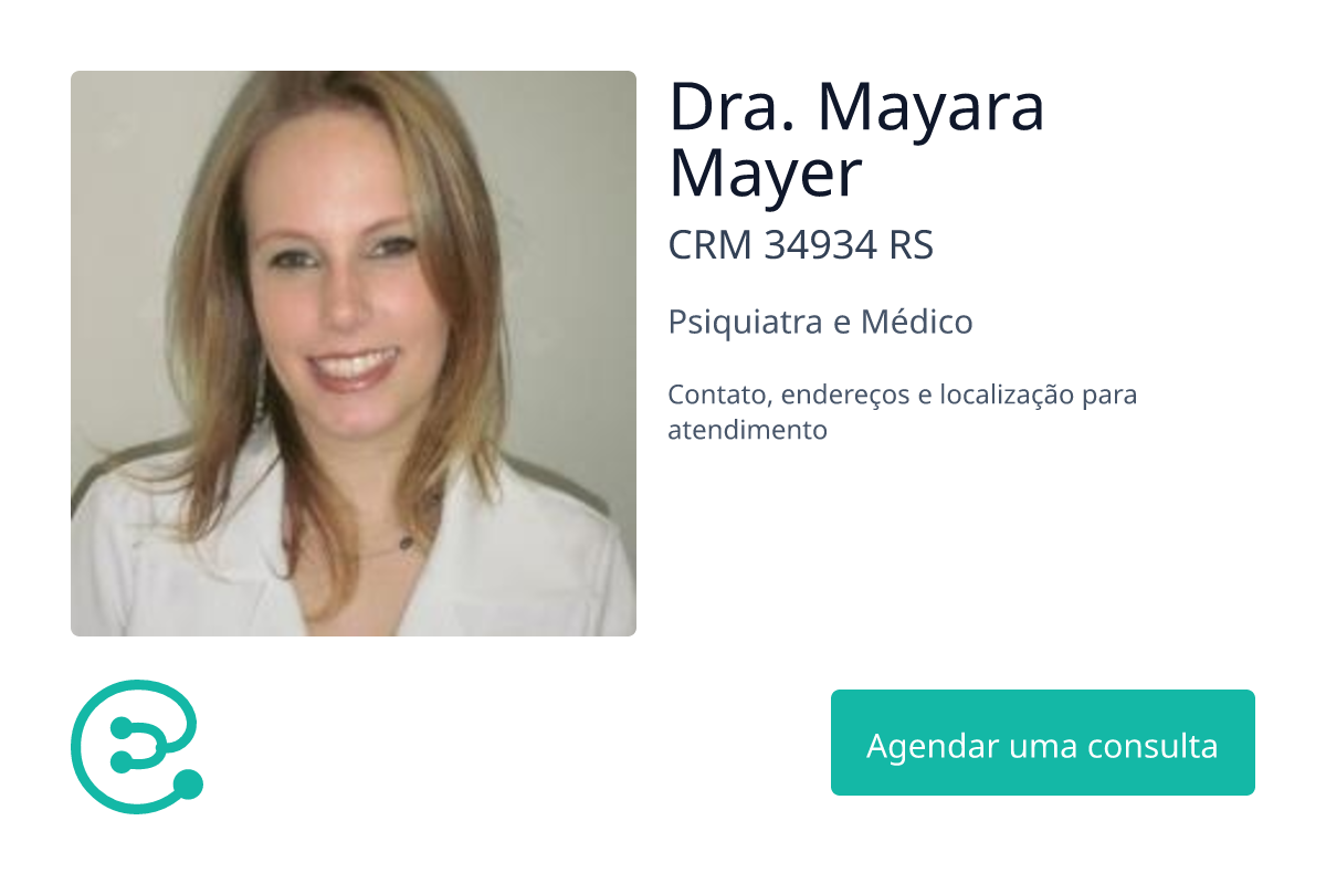 Dra. Mayara Mayer, Psiquiatra em Porto Alegre - RS