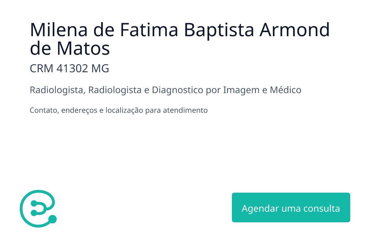 Milena de Fatima Baptista Armond de Matos, Radiologista em Teófilo ...