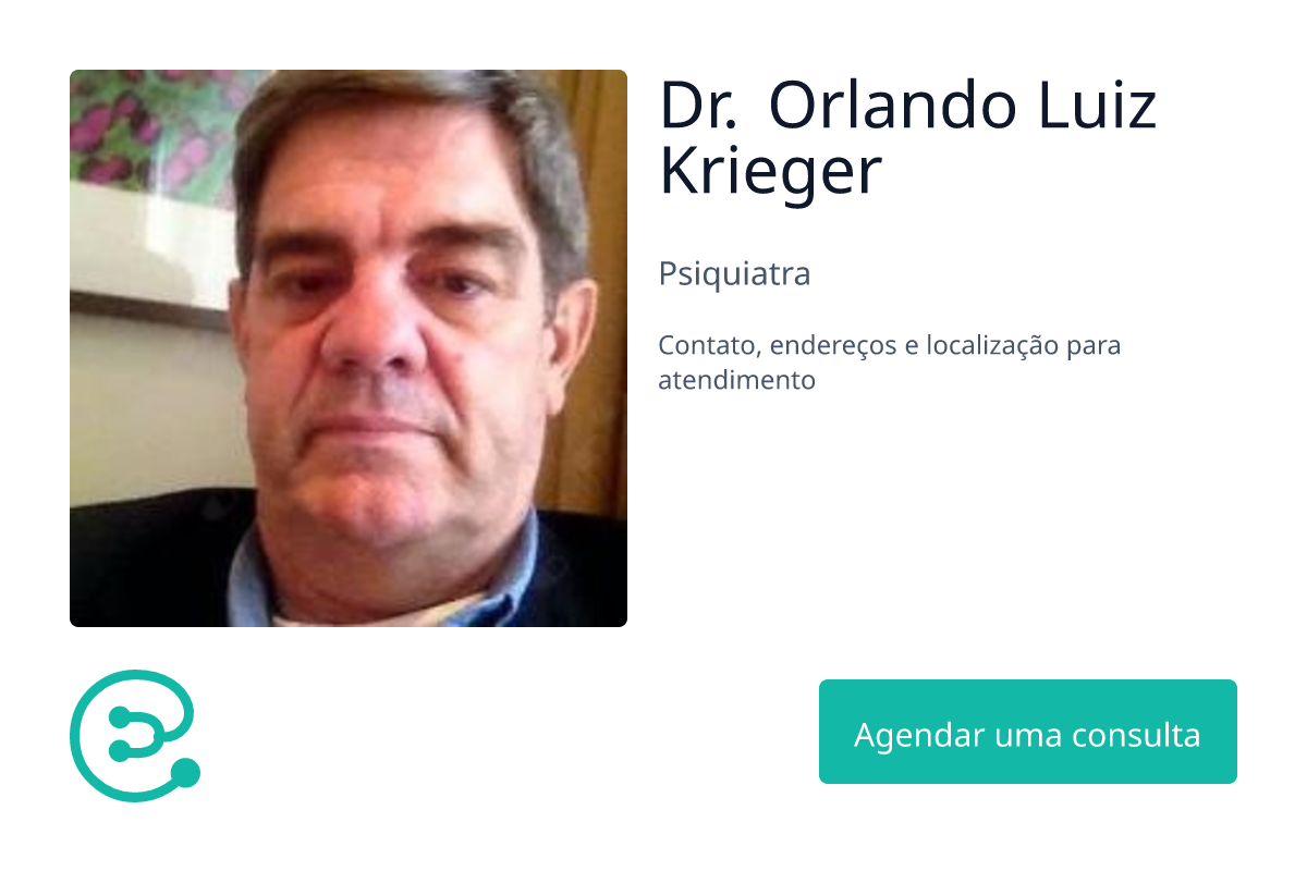 Dr. Orlando Luiz Krieger, Psiquiatra em Rio de Janeiro - RJ