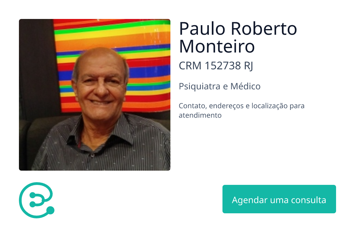 Paulo Roberto Monteiro, Psiquiatra em Niterói - RJ