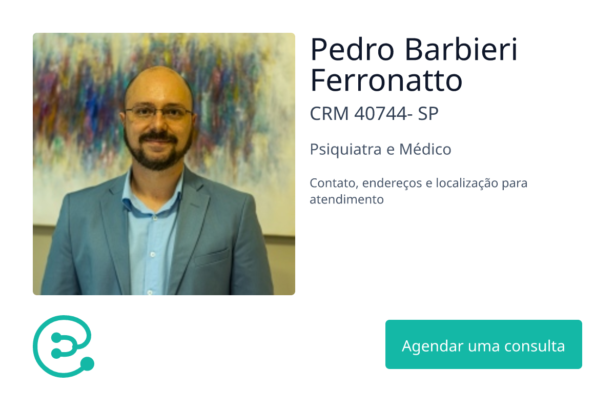 Pedro Barbieri Ferronatto, Psiquiatra em São Leopoldo - RS