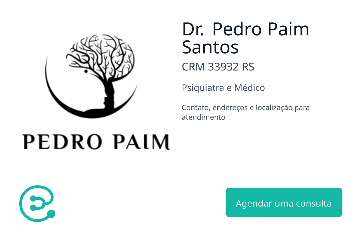 Dr. Pedro Paim Santos, Psiquiatra em Porto Alegre - RS
