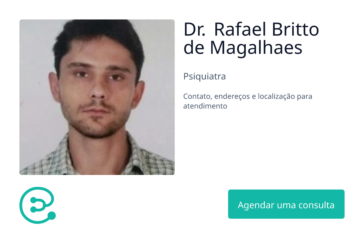 Dr. Rafael Britto de Magalhaes, Psiquiatra em Rio de Janeiro - RJ