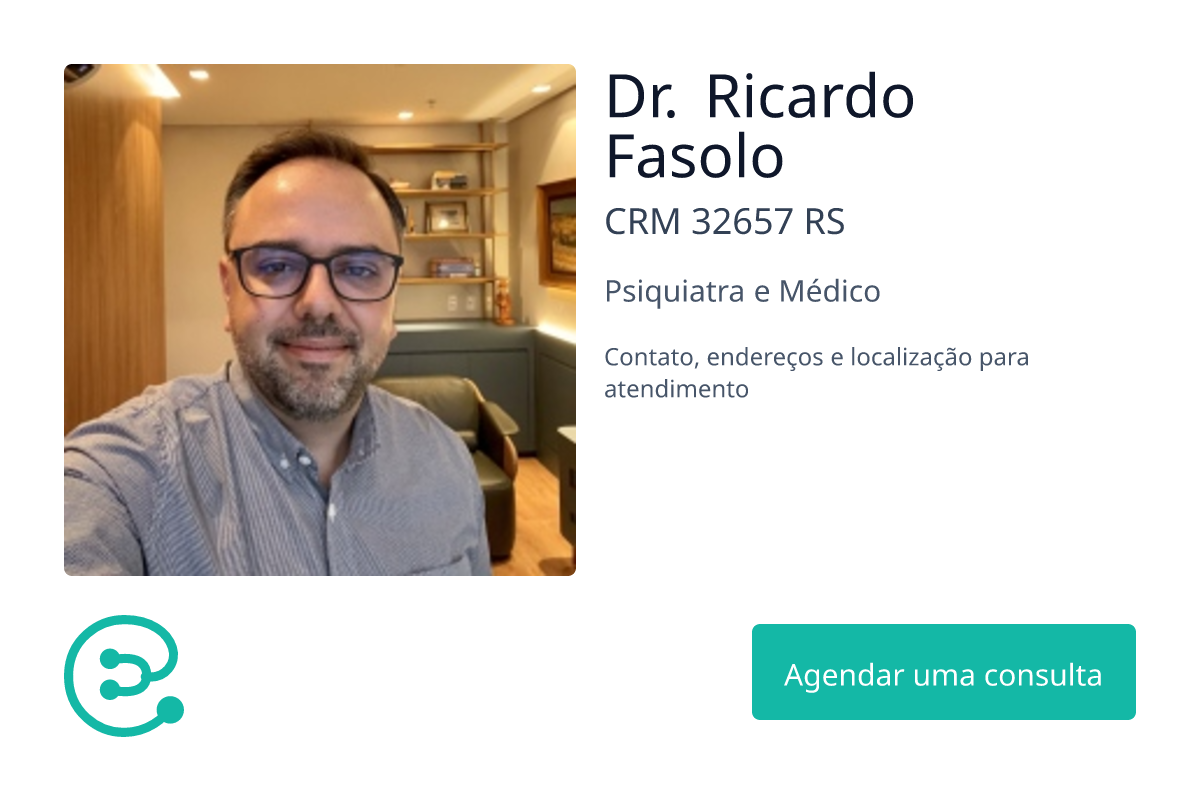 Dr. Ricardo Fasolo, Psiquiatra em Novo Hamburgo - RS