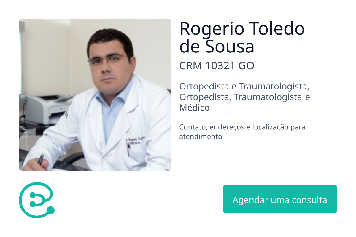 Rogerio Toledo de Sousa, Ortopedista e Traumatologista em Goiânia - GO