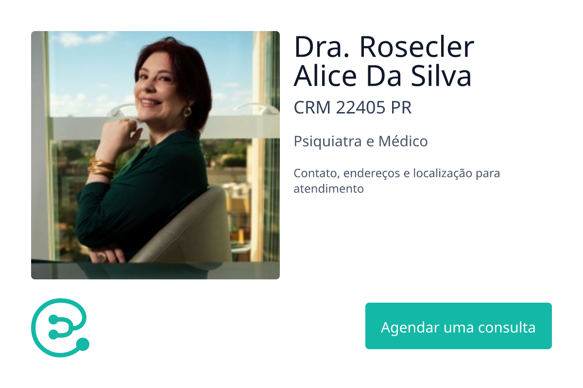 Dra. Rosecler Alice Da Silva, Psiquiatra em Curitiba - PR