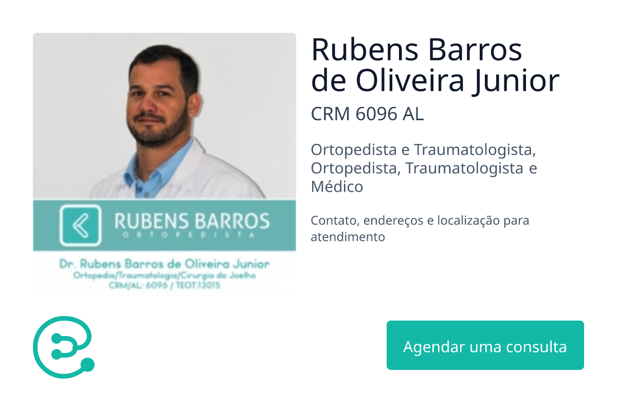 Rubens Barros de Oliveira Junior, Ortopedista e Traumatologista em ...