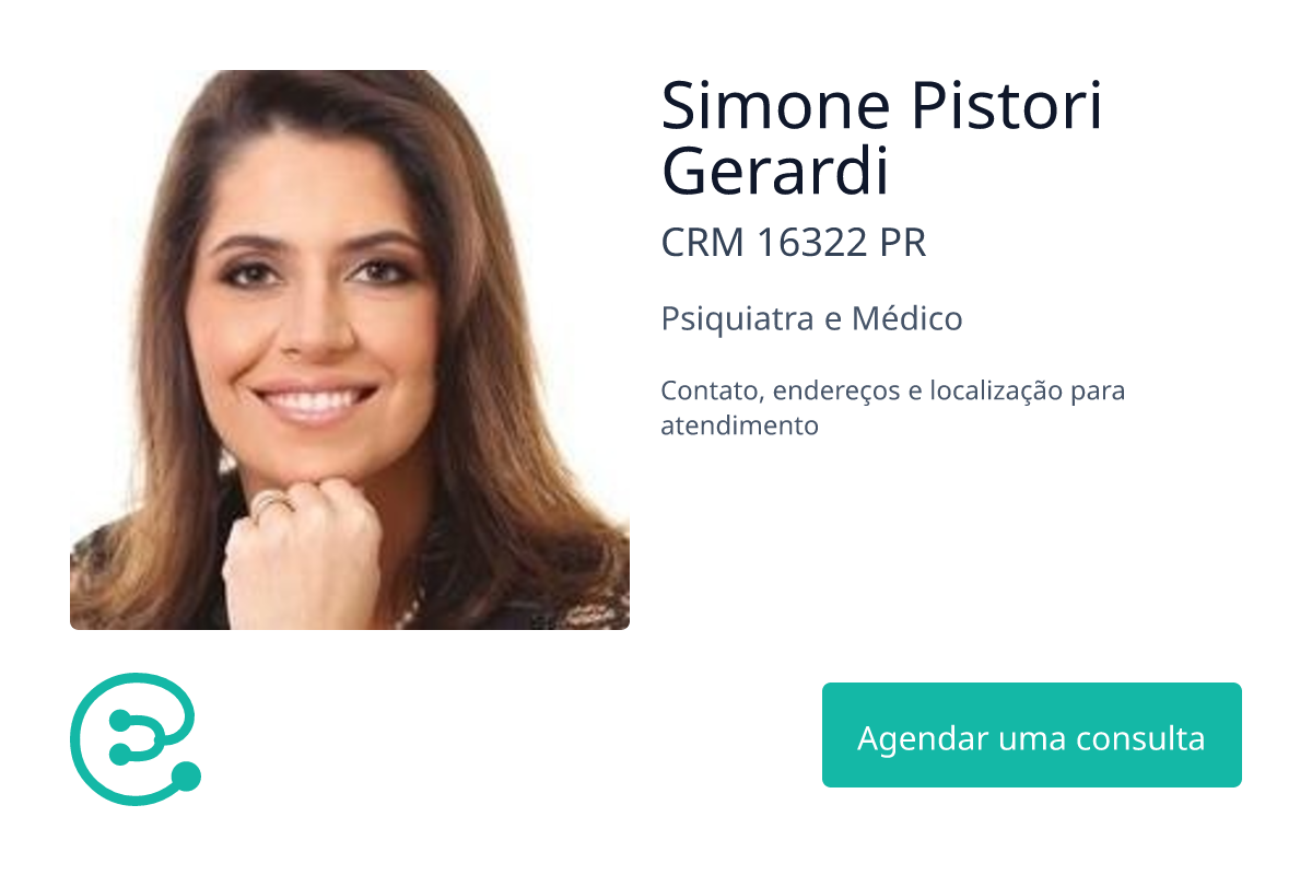 Simone Pistori Gerardi, Psiquiatra em Londrina - PR
