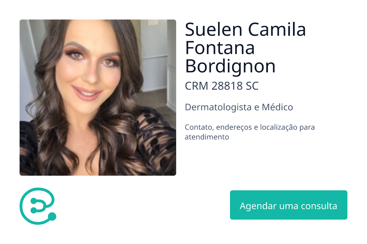 Suelen Camila Fontana Bordignon, Dermatologista em Concórdia - SC