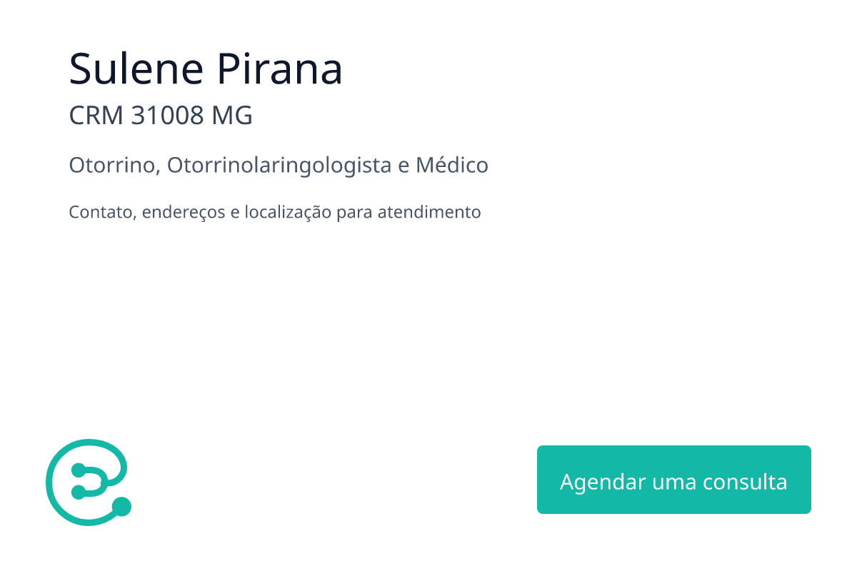 Sulene Pirana, Otorrino em Pouso Alegre - MG