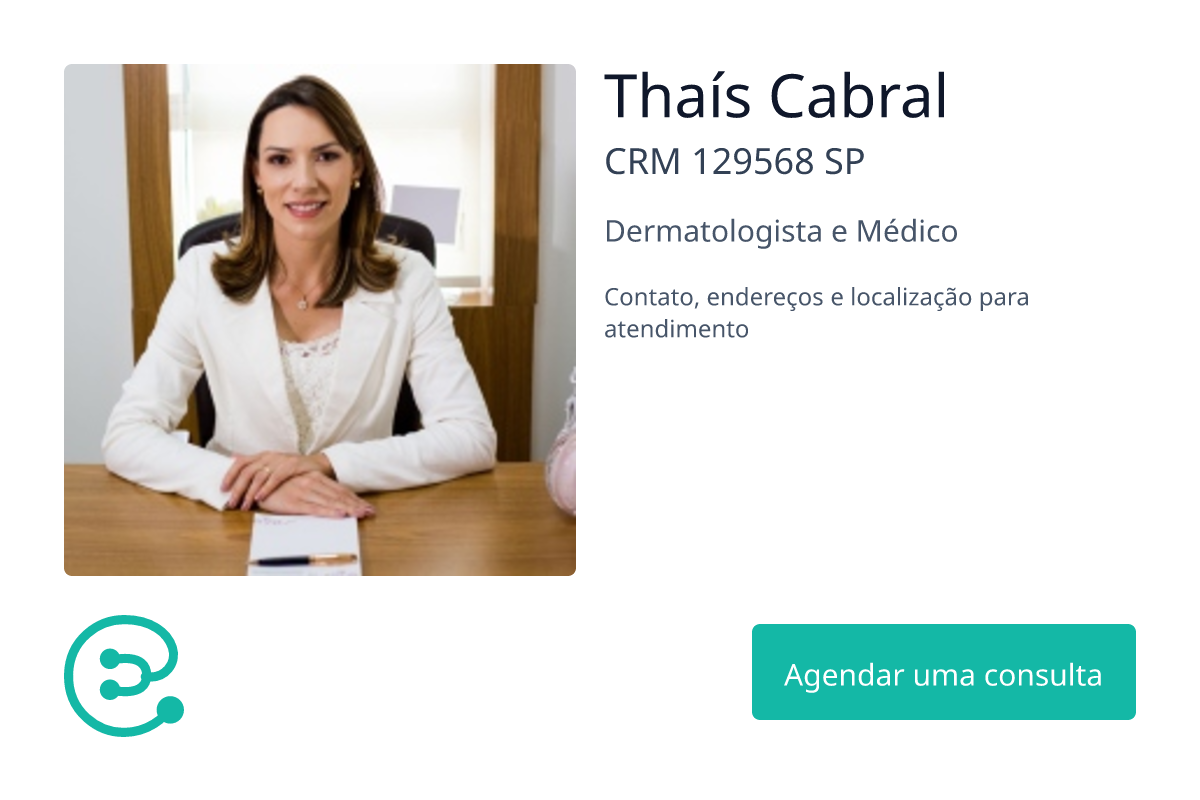 Thaís Cabral, Dermatologista em Americana - SP