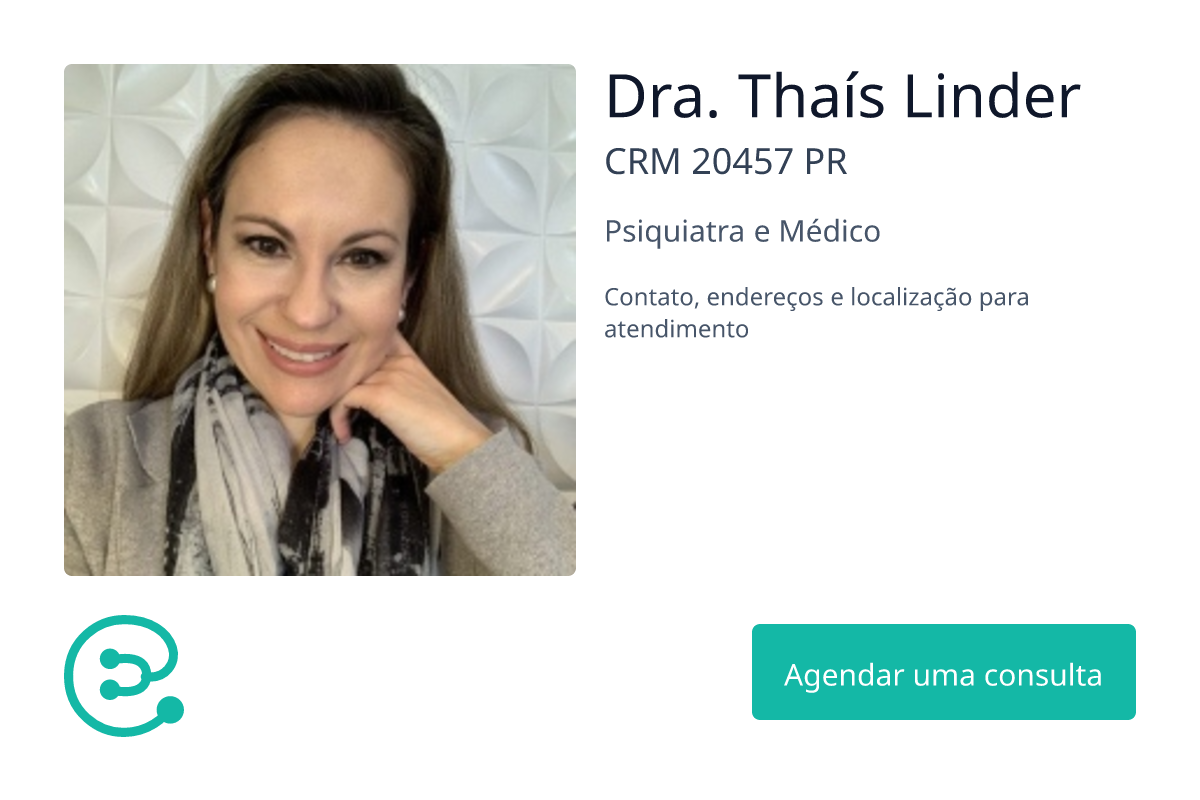Dra. Thaís Linder, Psiquiatra em Curitiba - PR