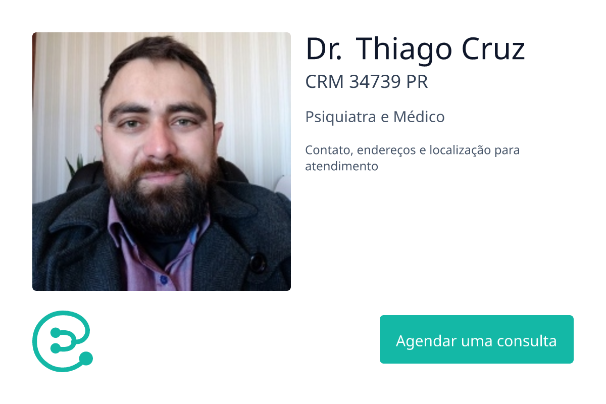 Dr. Thiago Cruz, Psiquiatra em Curitiba - PR