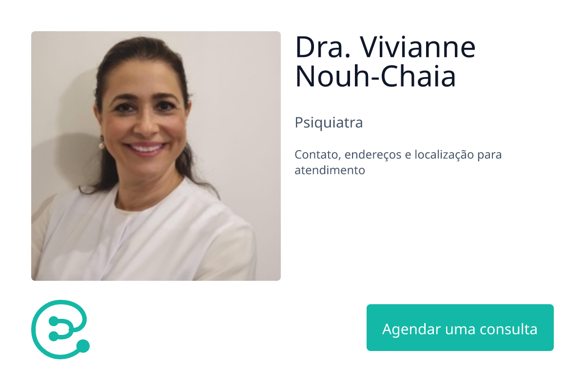 Dra. Vivianne Nouh-Chaia, Psiquiatra em Rio de Janeiro - RJ