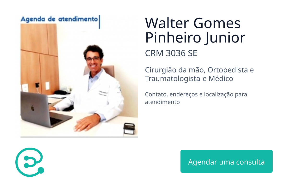 Walter Gomes Pinheiro Junior, Cirurgião da mão em Aracaju - SE